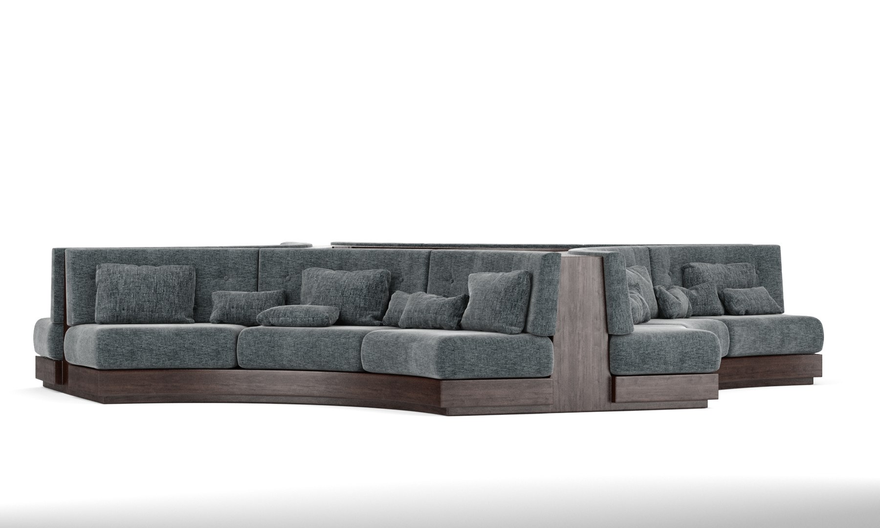 3D Booth Seating Sofa Luxury - TurboSquid 1464095