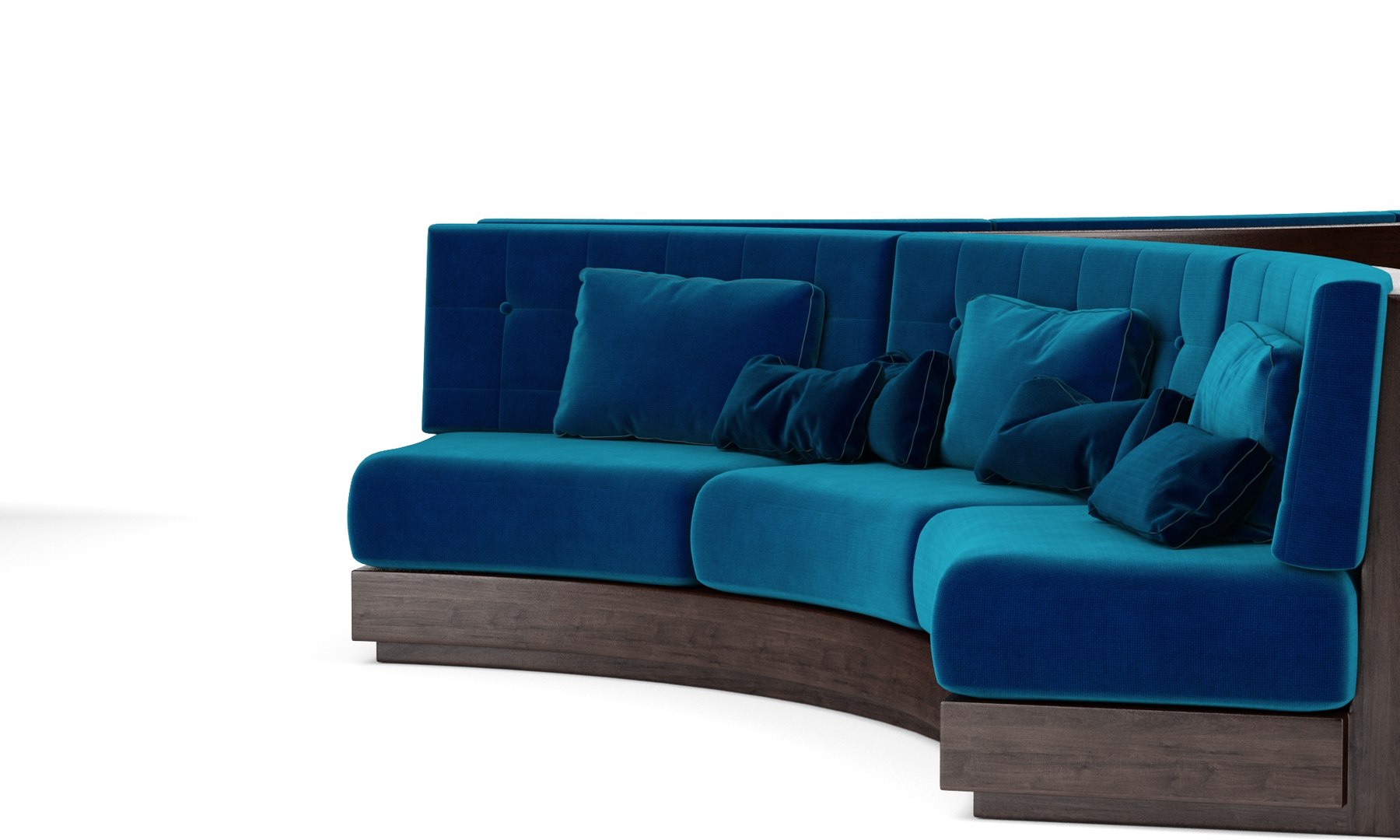 3D Booth Seating Sofa Luxury - TurboSquid 1464095