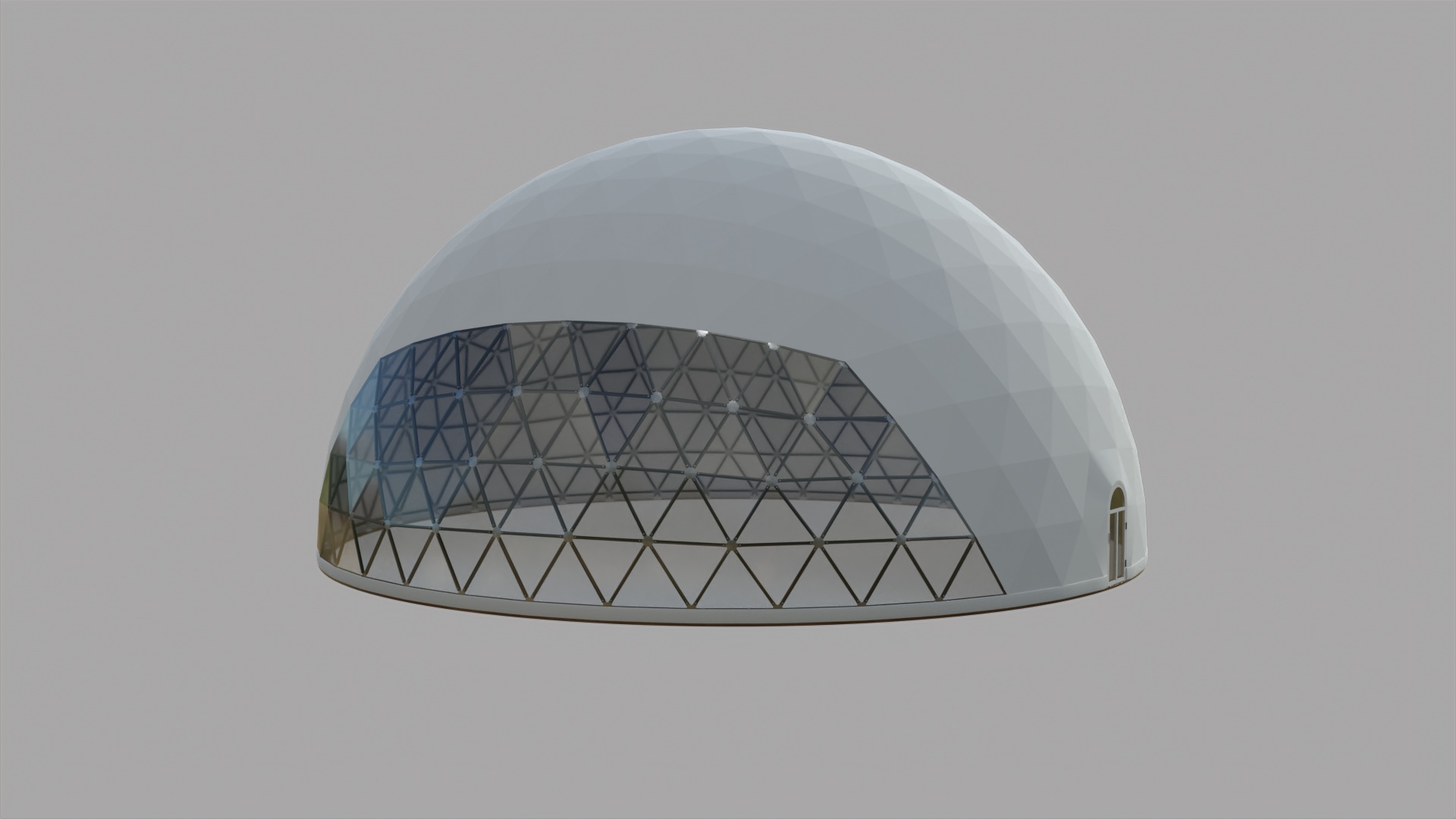 3D Photorealistic Geodesic Dome - TurboSquid 2266249