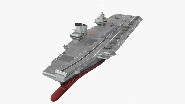 modelo 3d HMS Queen Elizabeth con aviones F35 - TurboSquid 2025434