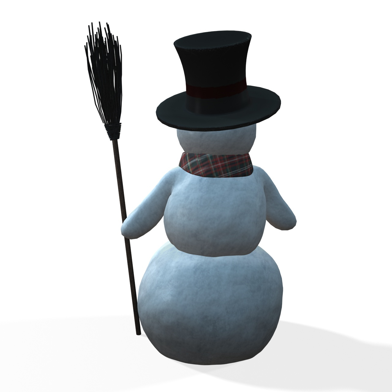 Snowman snow man 3D model - TurboSquid 1345445