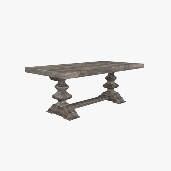 3D Banks Dining Table - TurboSquid 1942507