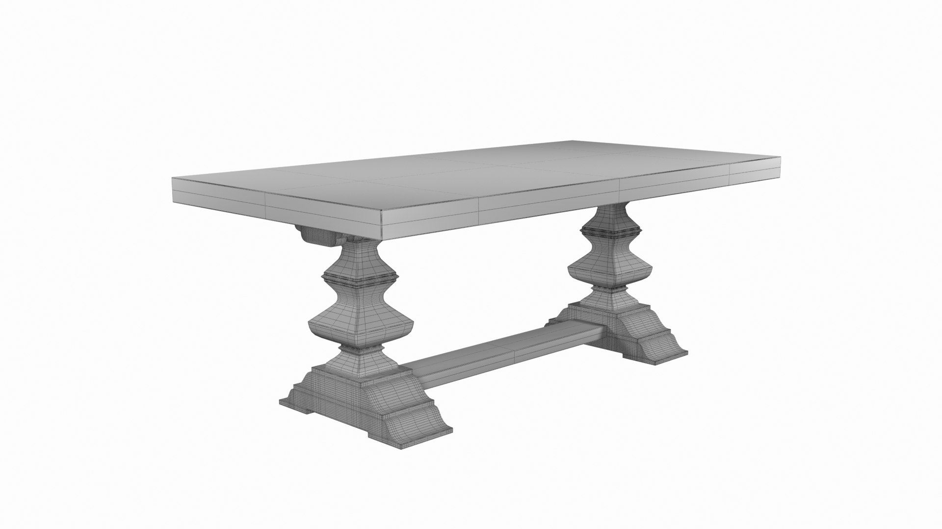 3D Banks Dining Table - TurboSquid 1942507