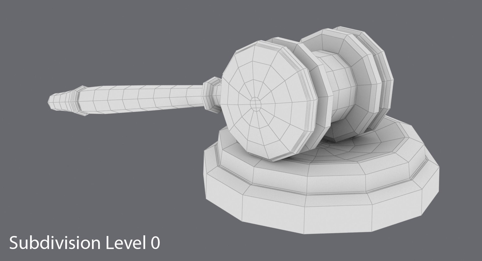 Gavel 3D Model - TurboSquid 1317122