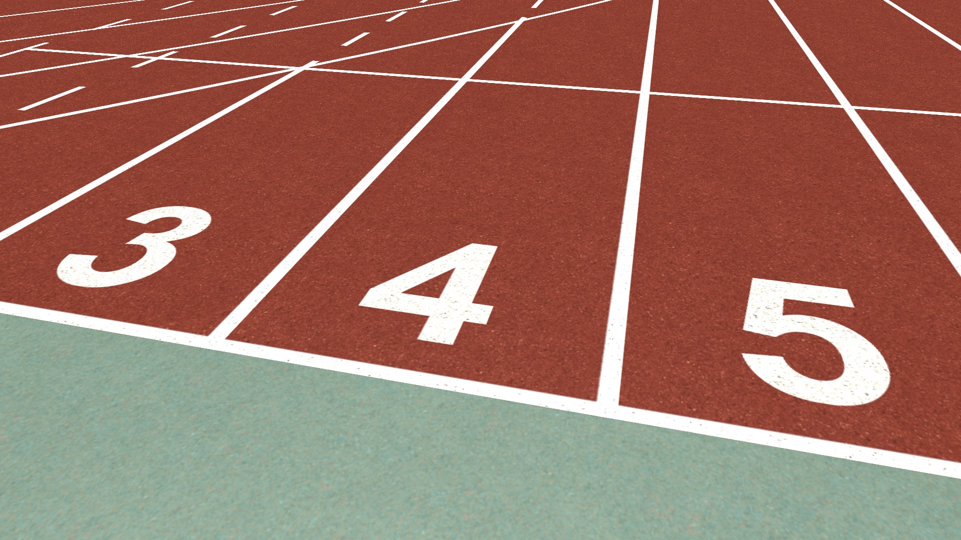 3D Athletic Track And Sectors Model - TurboSquid 2262744