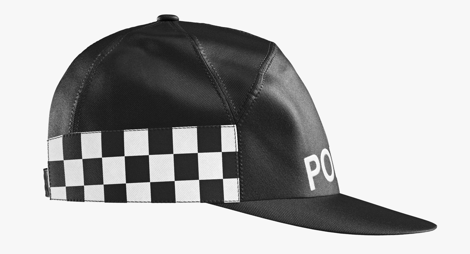 3D Model Baseball Cap Police - TurboSquid 1853823