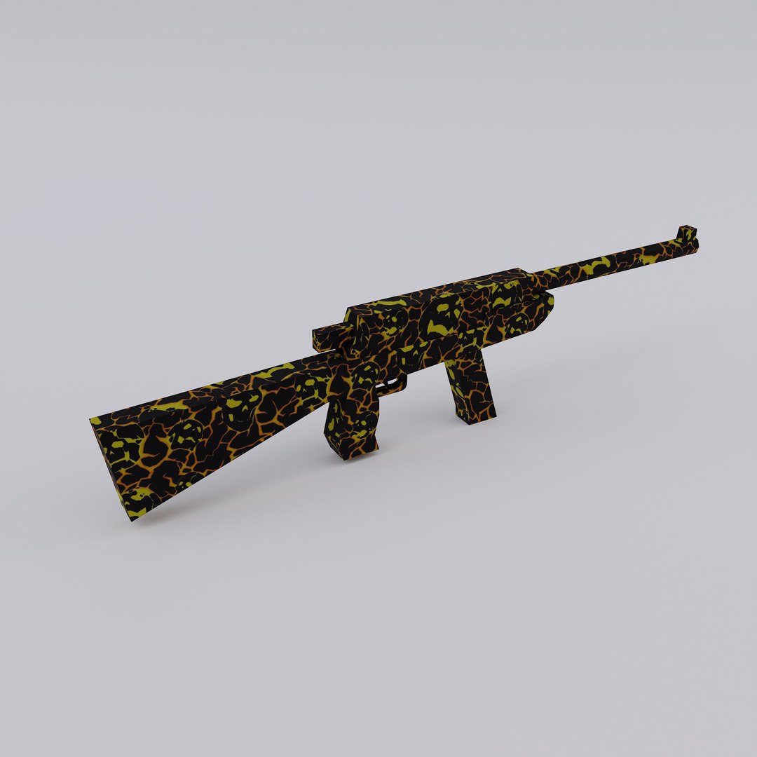 Free 3D Rifle Lowpoly 3dmodel - TurboSquid 1991923