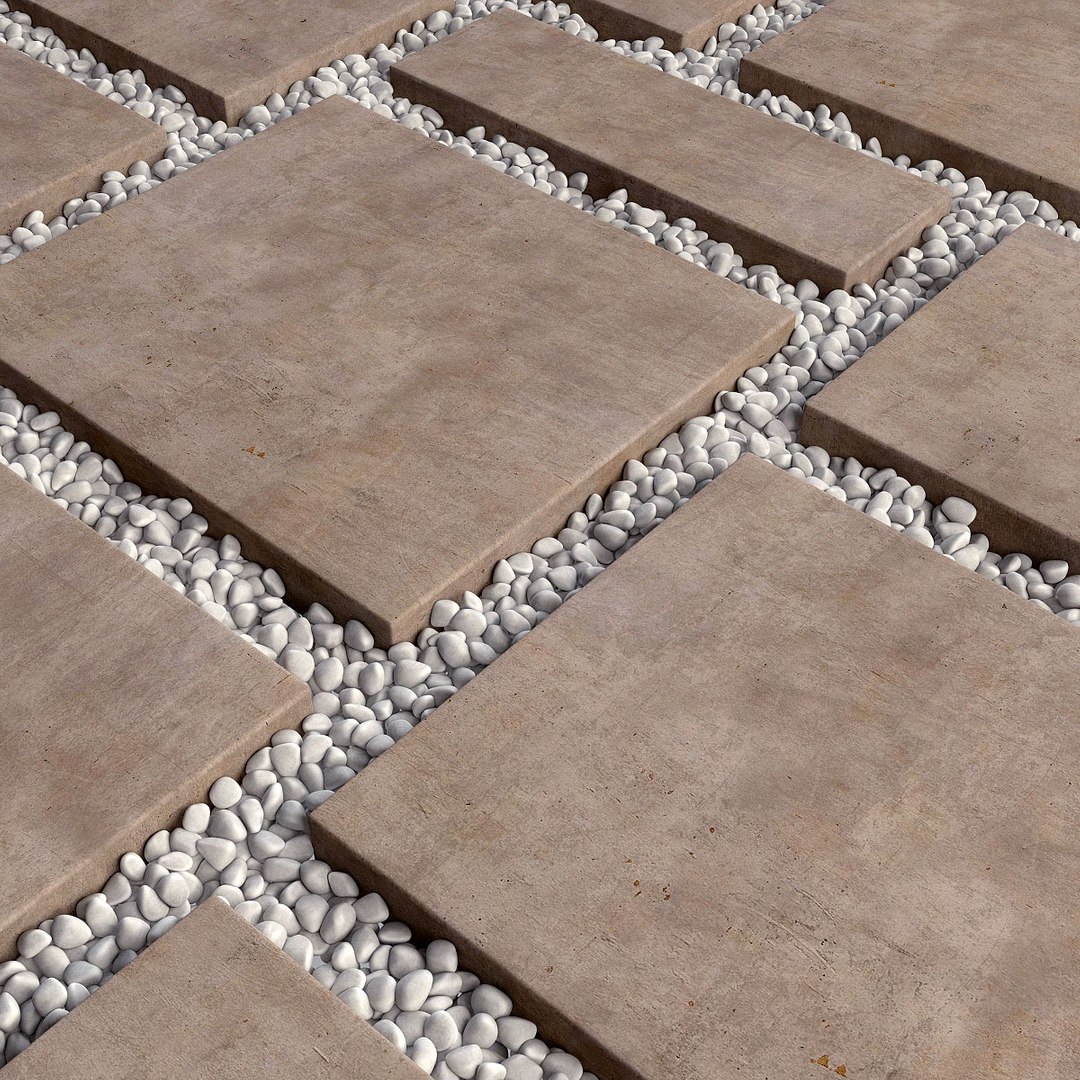 Paving Tile Pebble N10 3D Model - TurboSquid 1869126