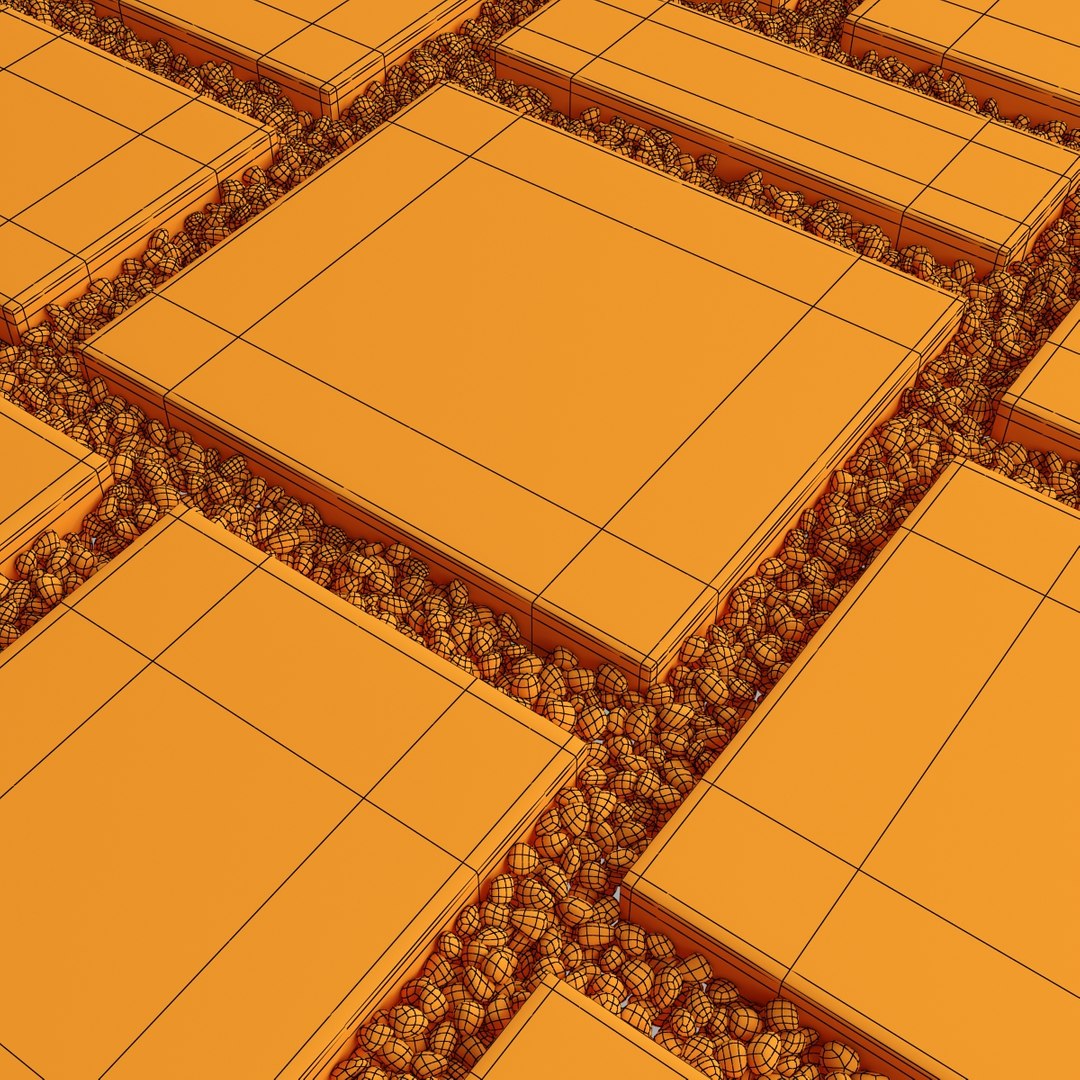 Paving Tile Pebble N10 3D Model - TurboSquid 1869126