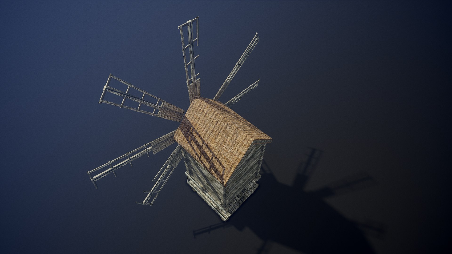3d Model Of Windmill Ready Games