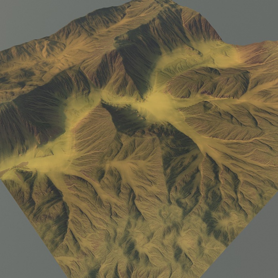 3ds max mountain terrain