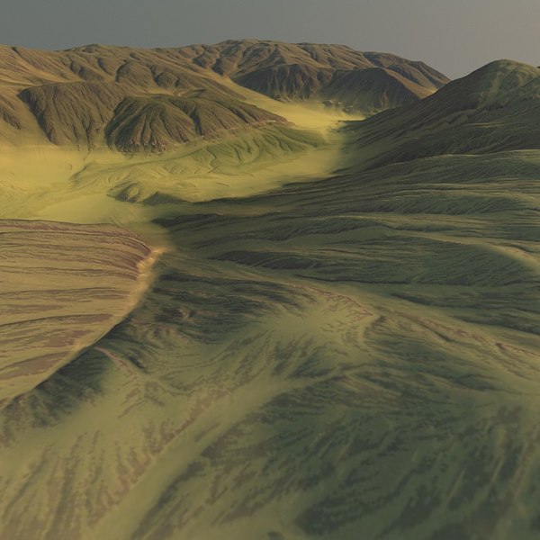 3ds max mountain terrain