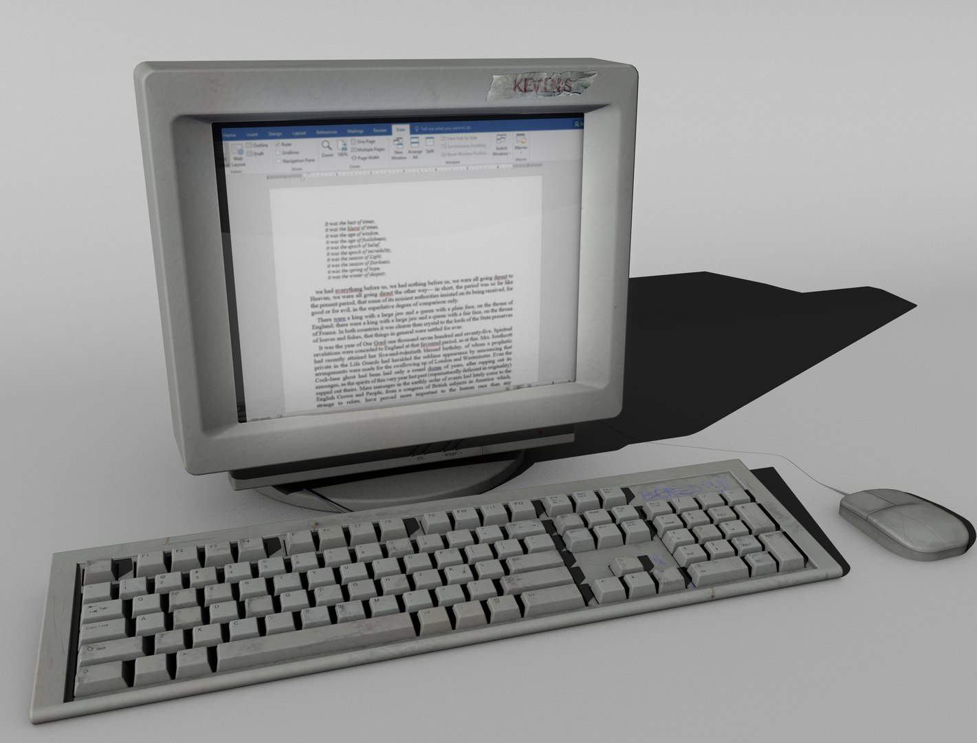 3D Old Computer - TurboSquid 1793693