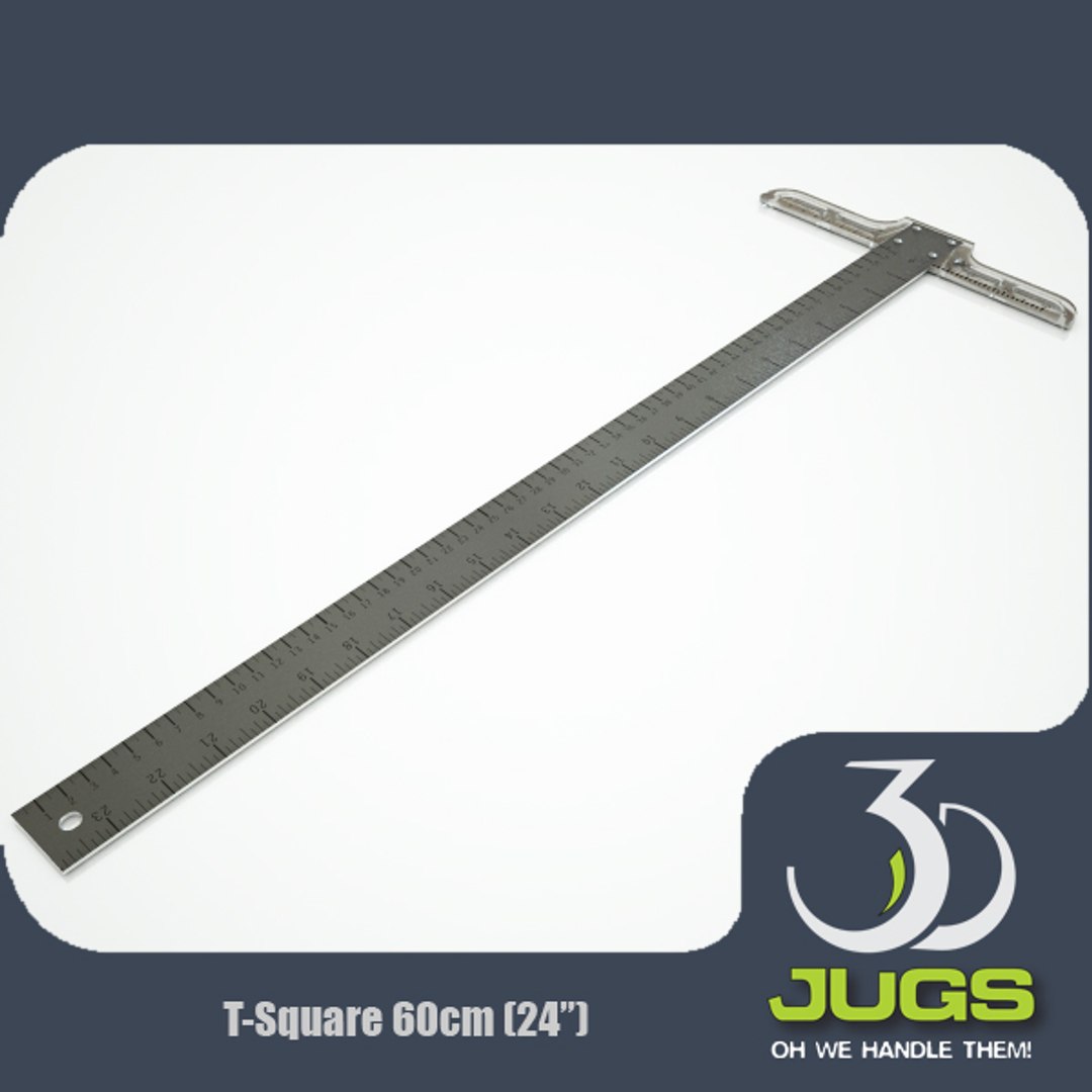 T Square 60cm 3d Model