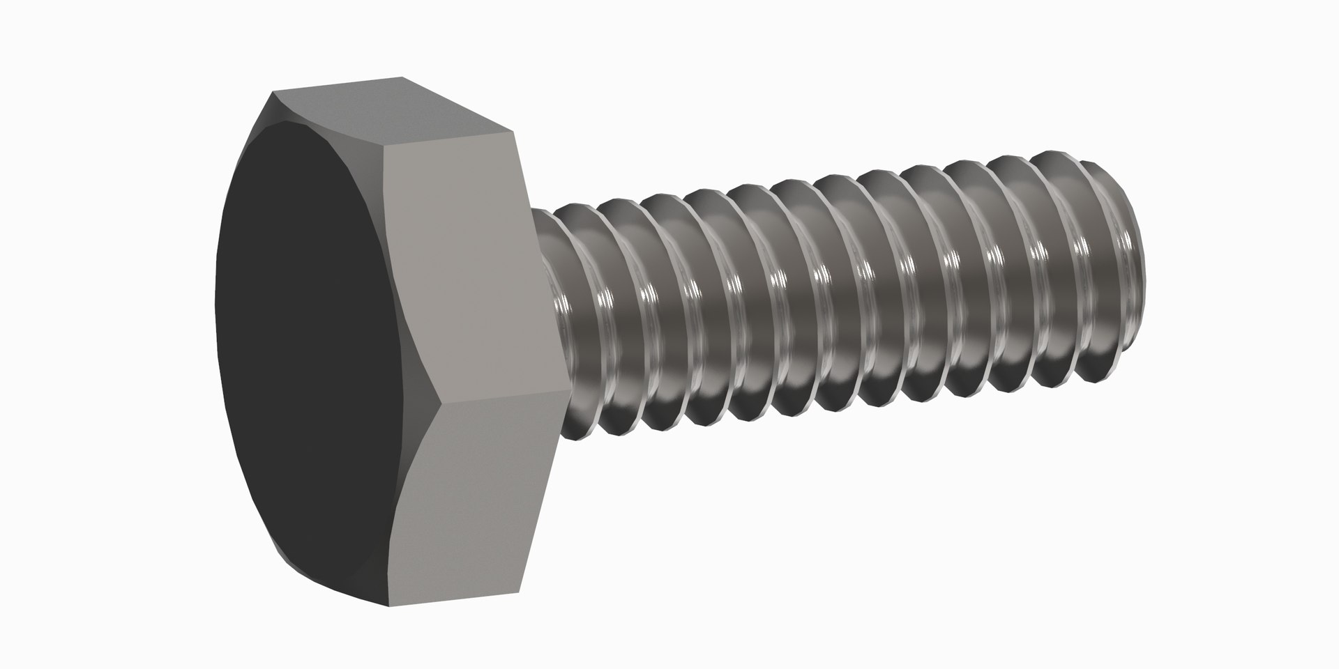 3D Screw Bolt M2 Length - TurboSquid 1554654
