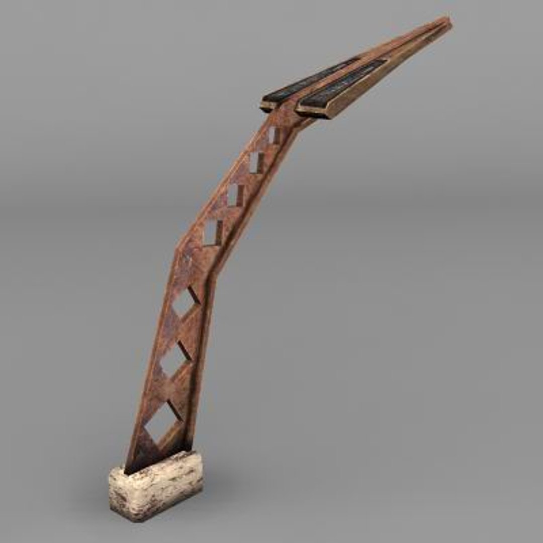 race track set meshes 3d model