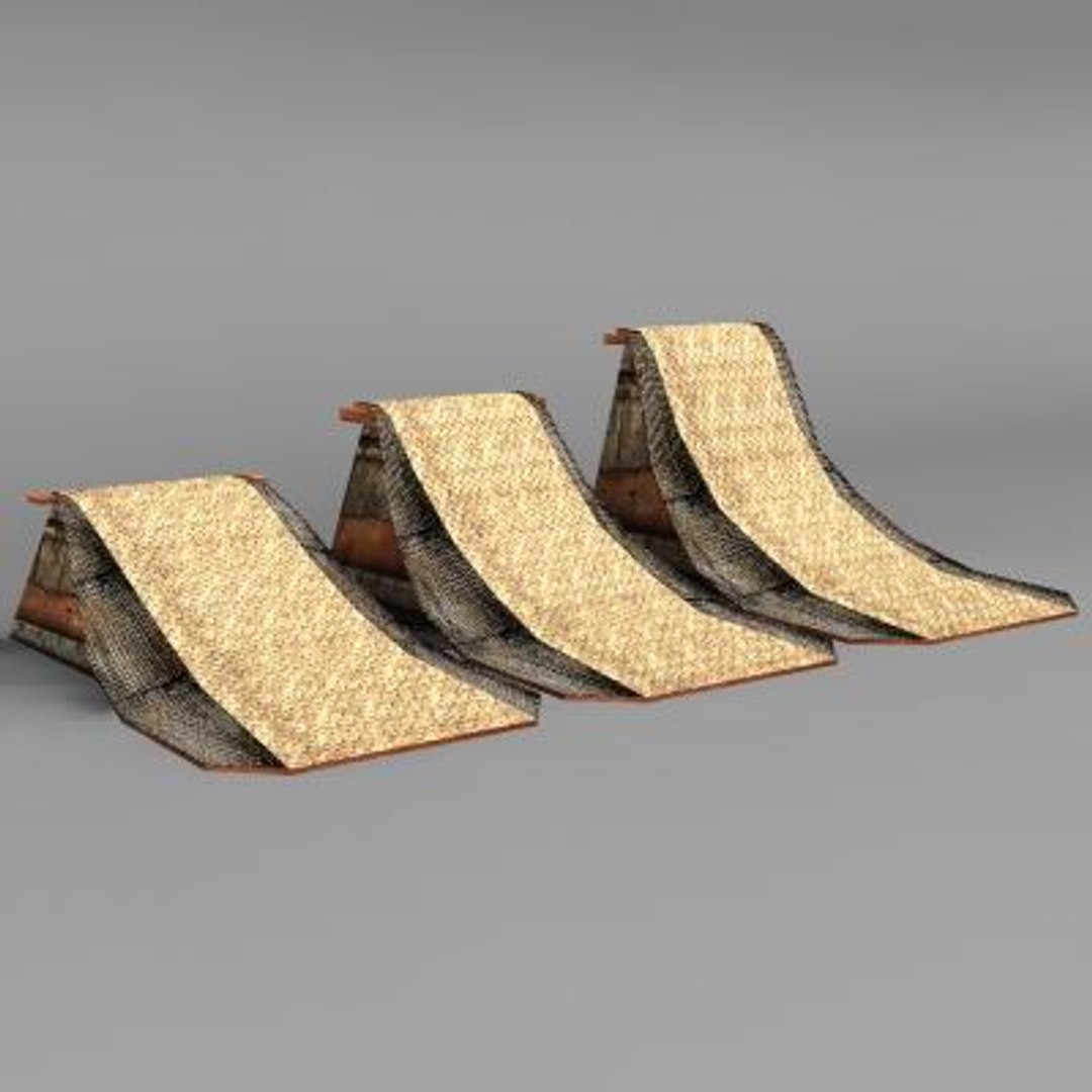 race track set meshes 3d model