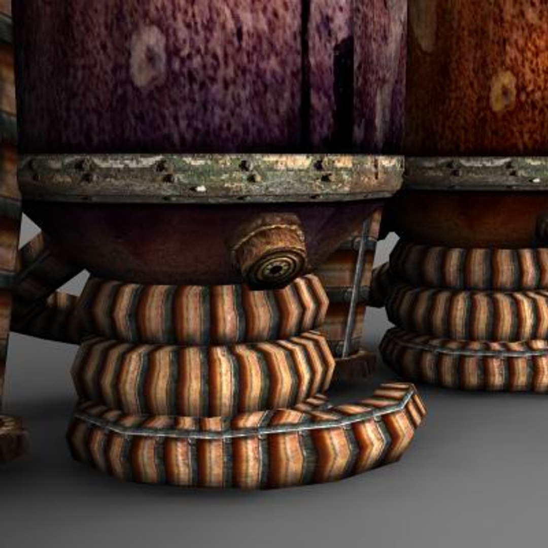 race track set meshes 3d model