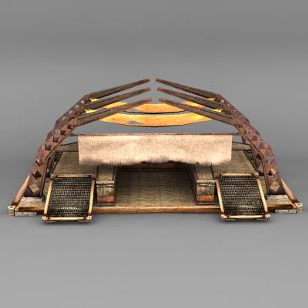 race track set meshes 3d model