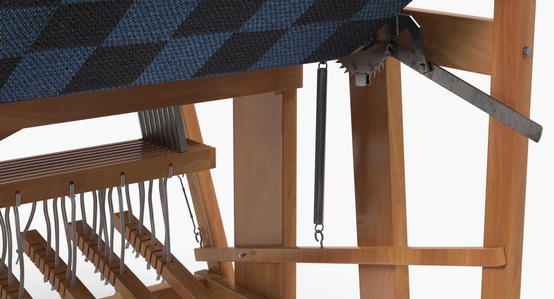 3D Model Wooden Loom Rug - TurboSquid 1302156