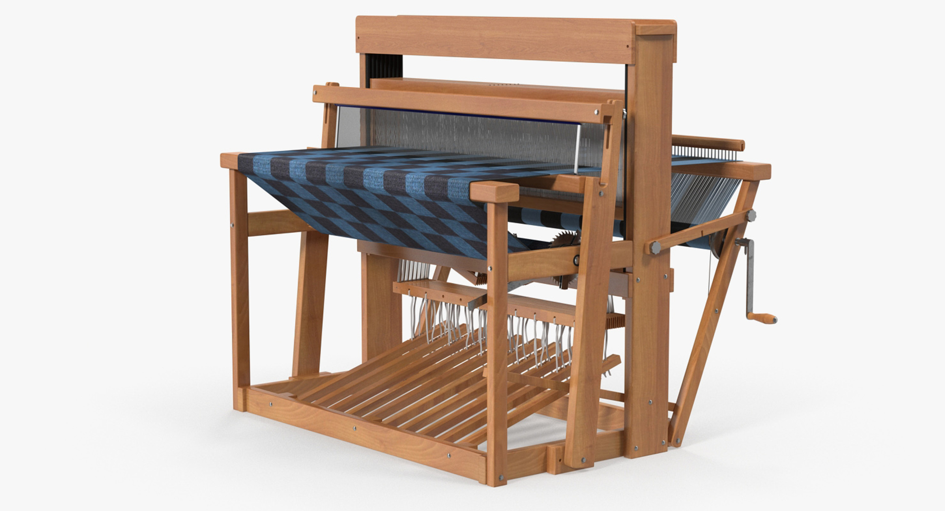 3D Model Wooden Loom Rug - TurboSquid 1302156