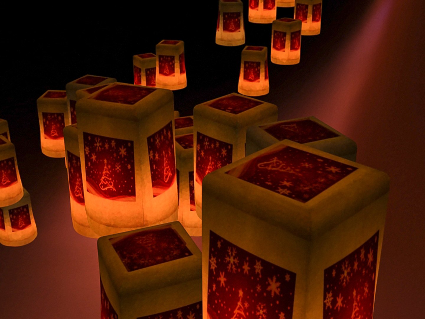 3d light luminair float model
