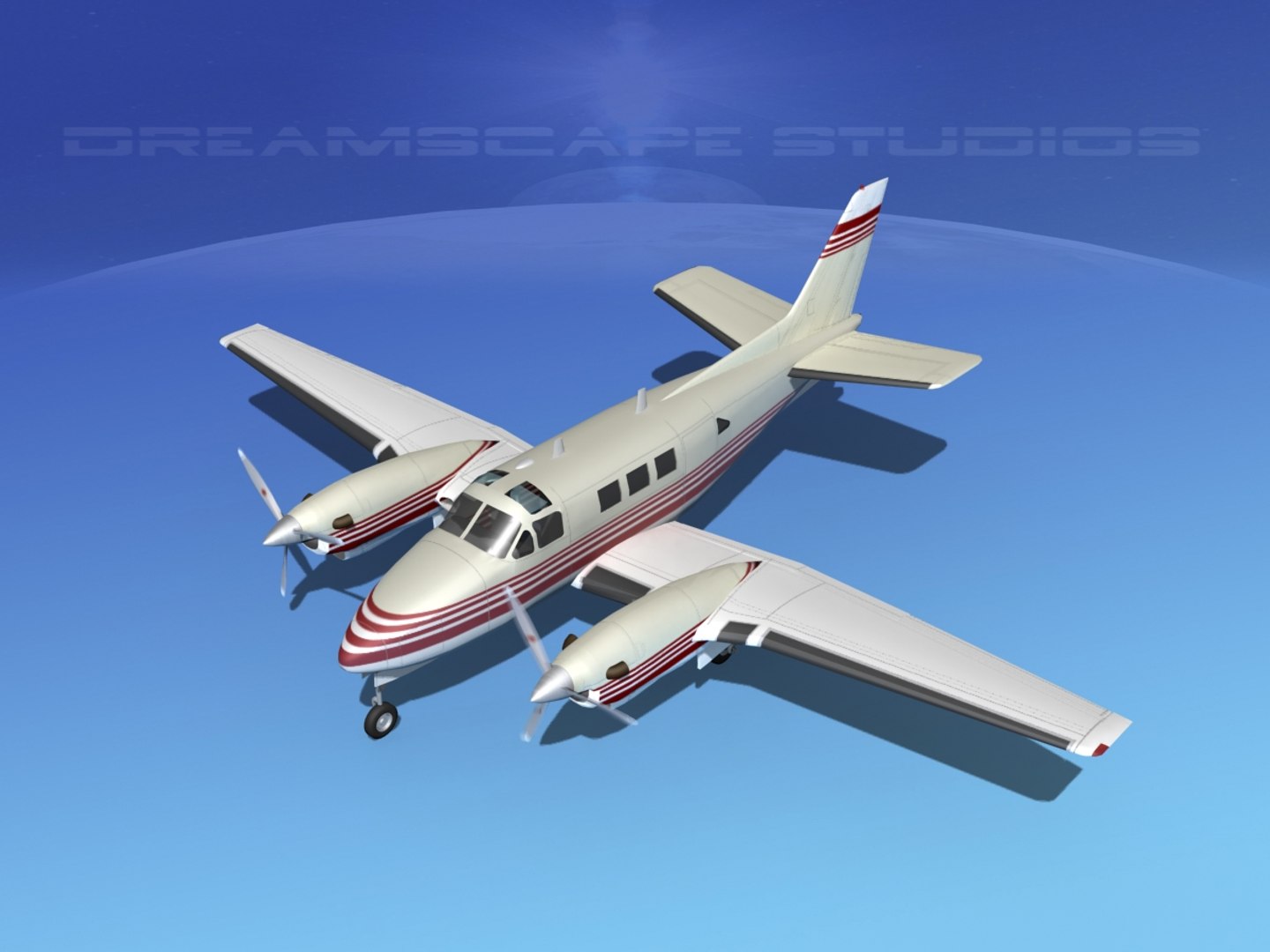 Beechcraft King Air C-90 3d Model