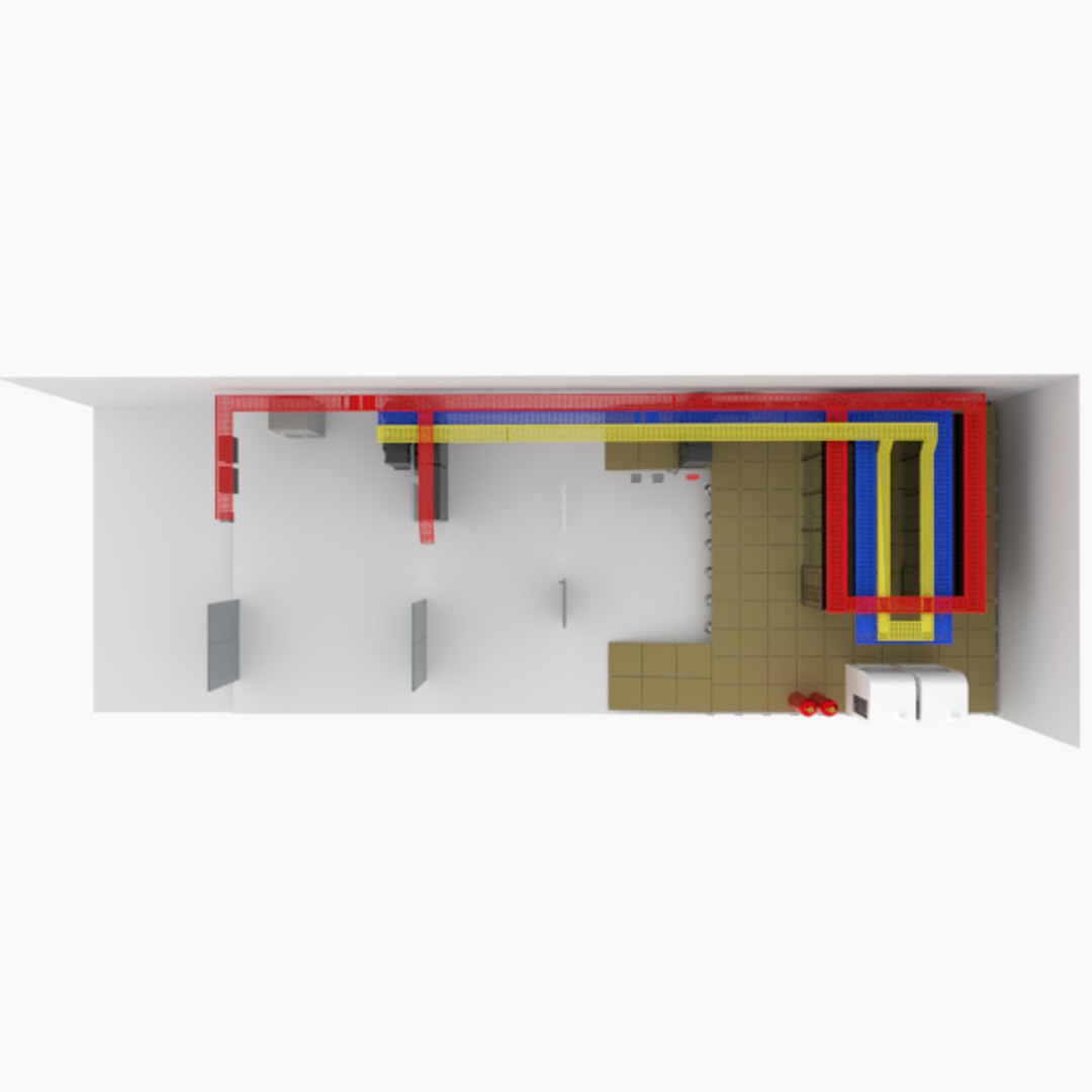 Server Room 3D Model - TurboSquid 1301419