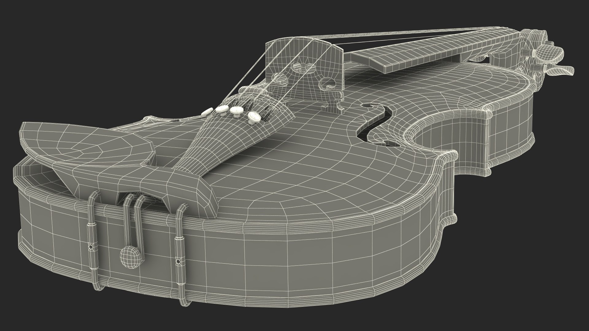 Violin Stringed Instrument 3D Model - TurboSquid 2146539