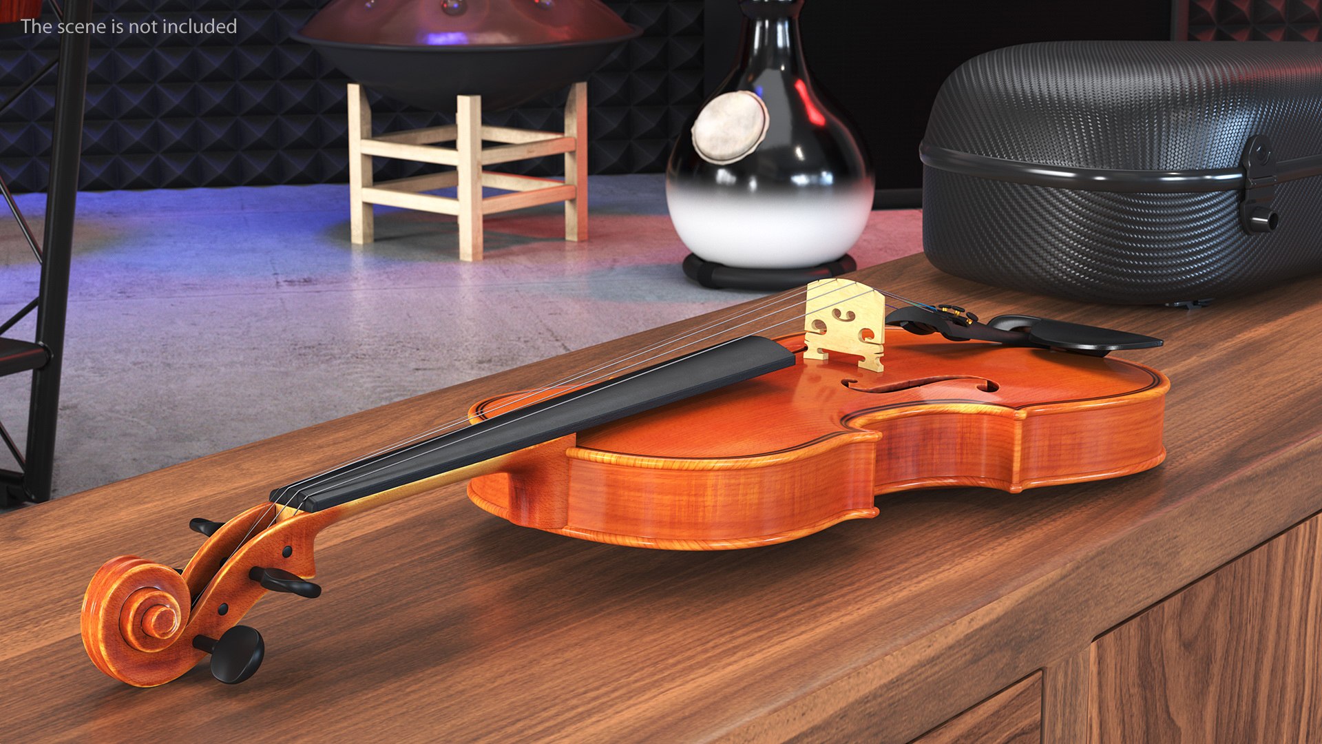 Violin Stringed Instrument 3D Model - TurboSquid 2146539