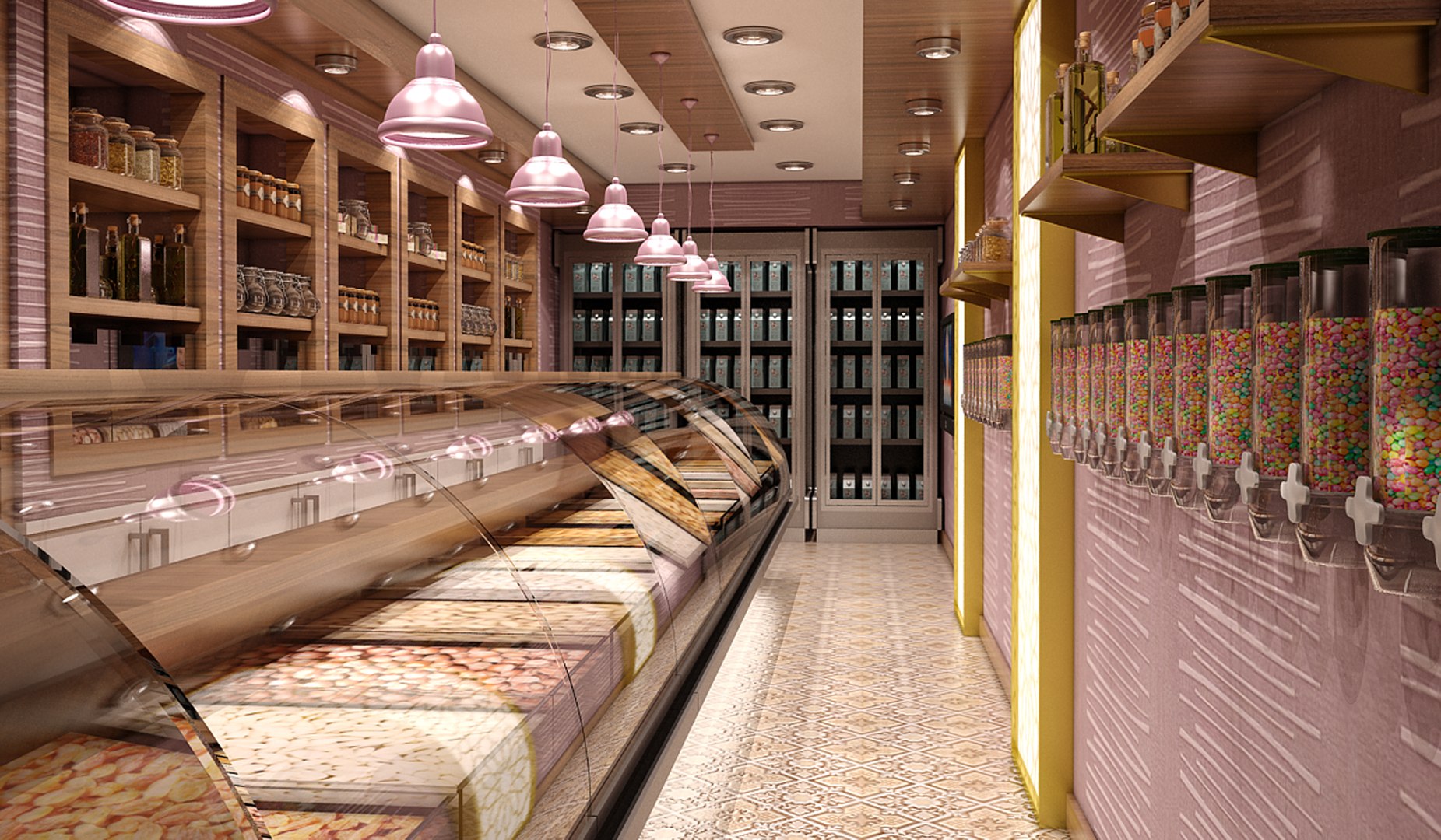 Nuts Market Interior Max