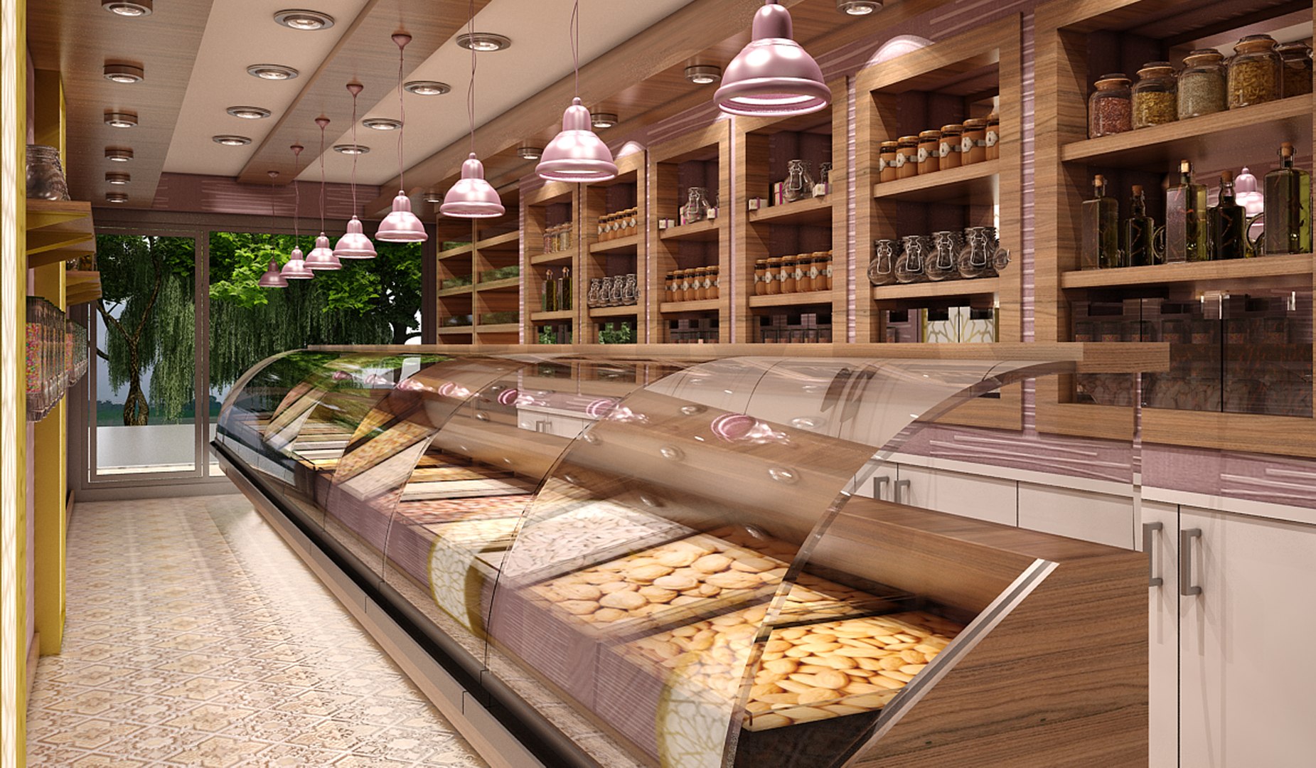 Nuts Market Interior Max