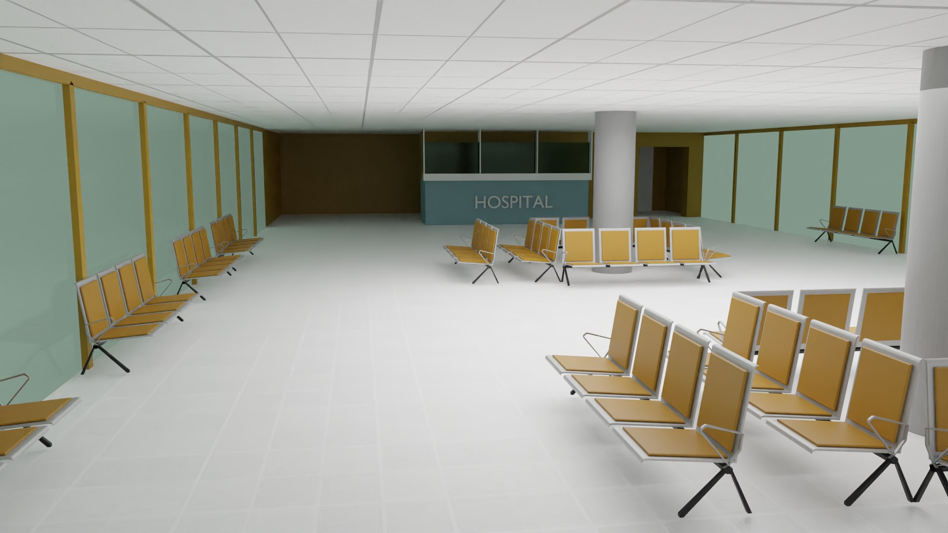 Hospital Interior Model - TurboSquid 1923958