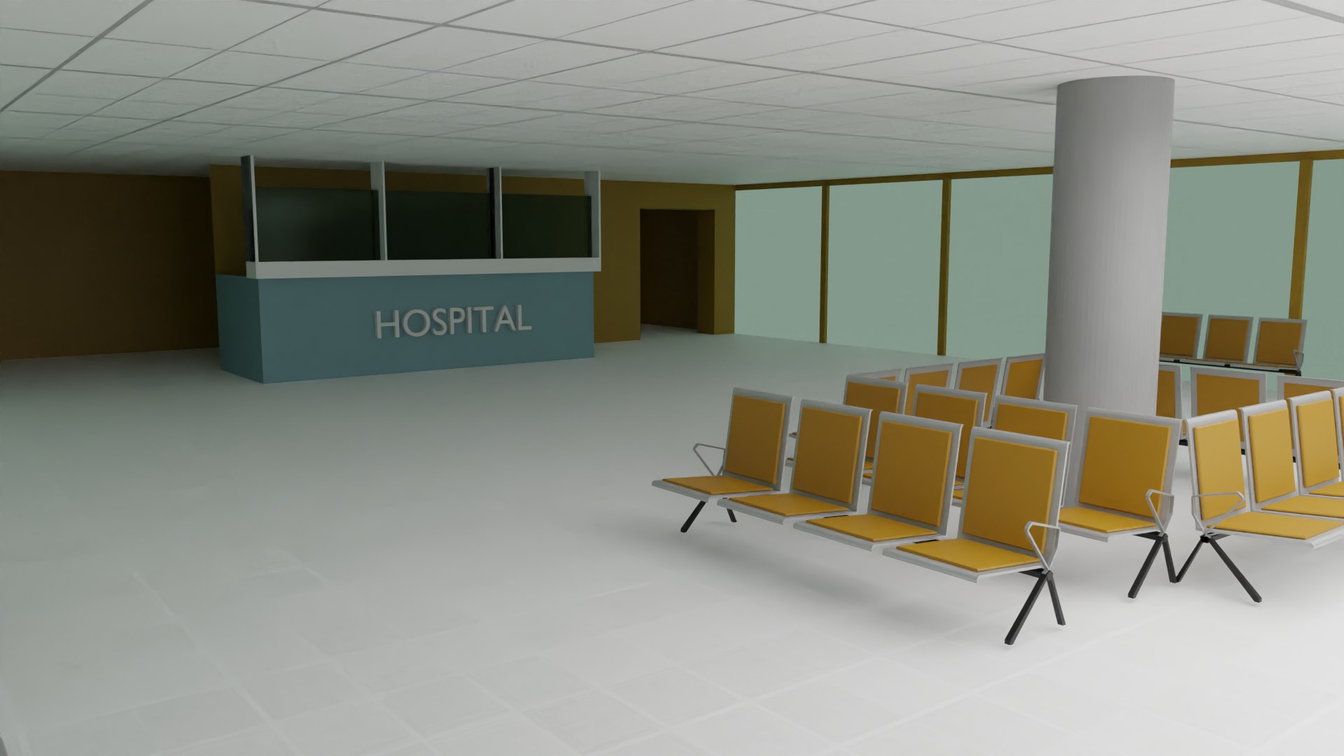 Hospital Interior Model - TurboSquid 1923958