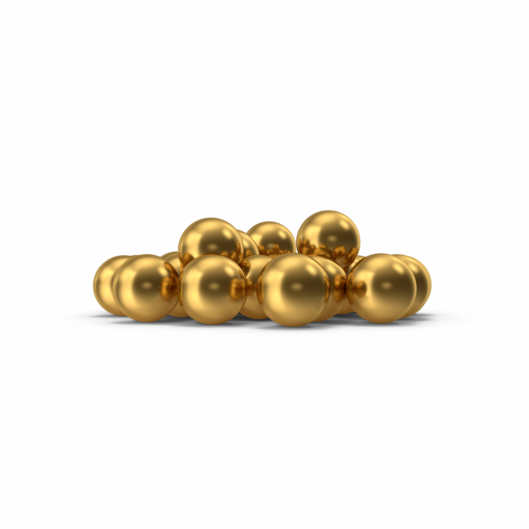 modelo 3d Montón de bolas de oro - TurboSquid 1841579