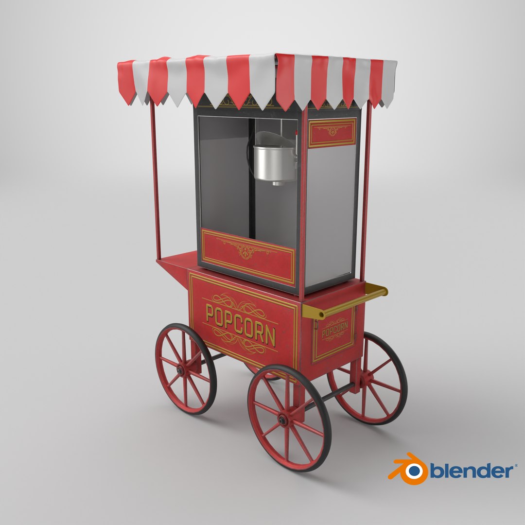 Popcorn V1 3D - TurboSquid 1371585