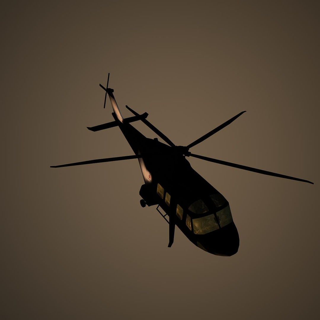 3d Agustawestland Aw-139 Low-poly Model