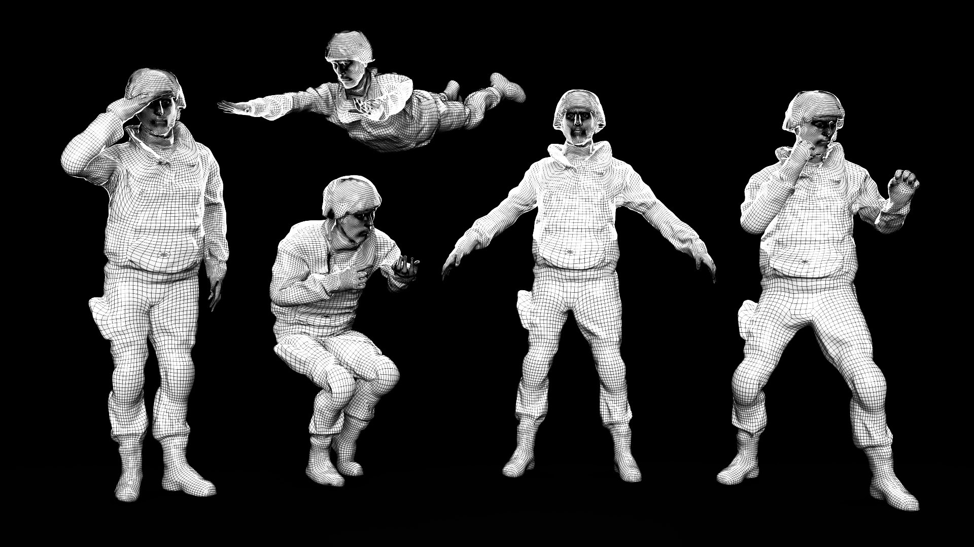 3D Soldier Bundeswehr Uniform Rigging - TurboSquid 1457200