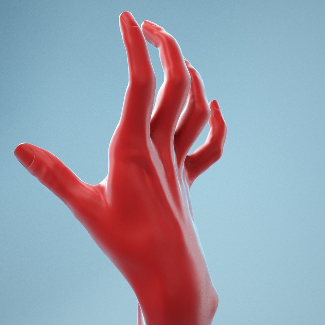 Female hand 3D - TurboSquid 1451703