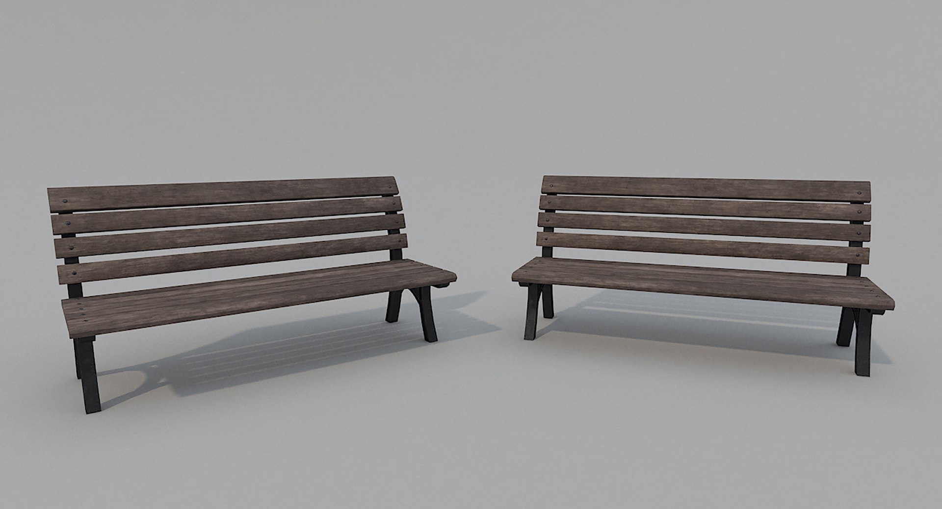 Street Bench Old 3D - TurboSquid 1736814