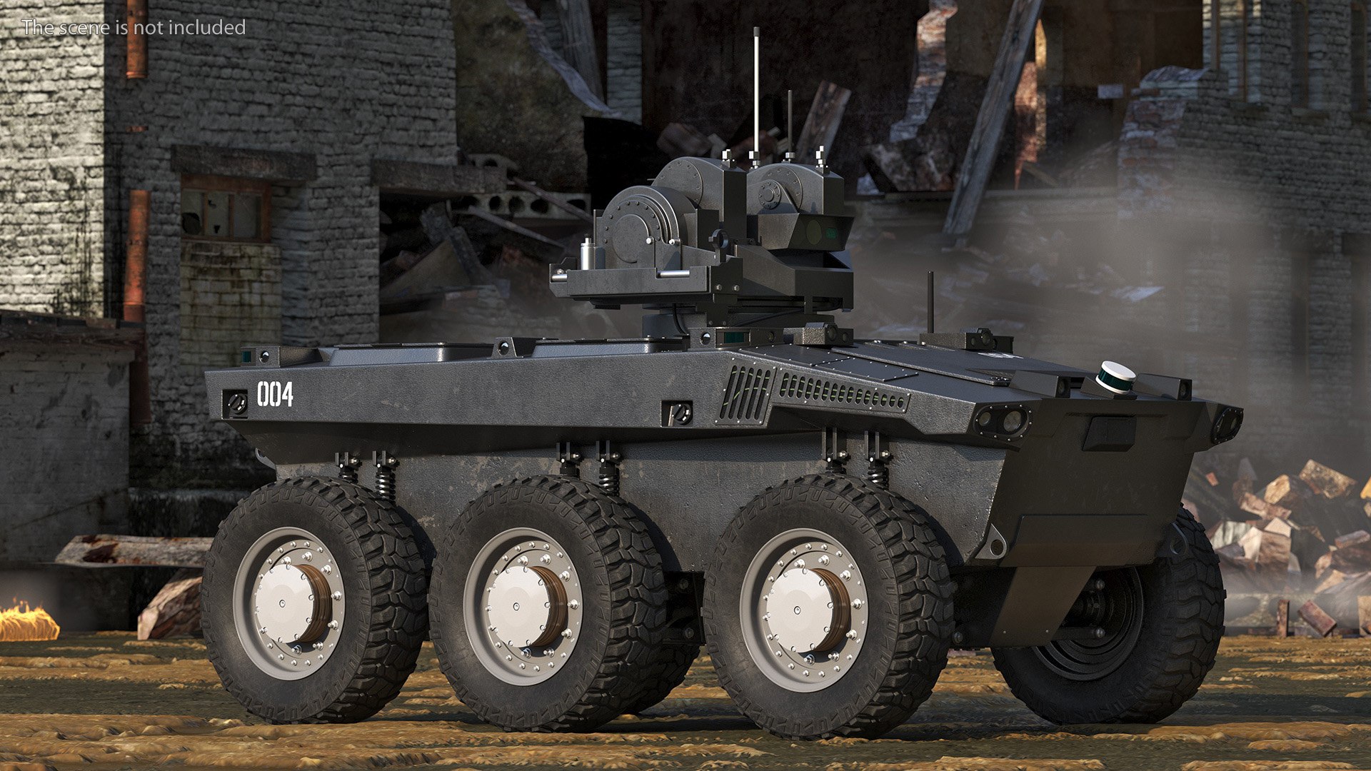 3D Armed Scout Robot Rigged Model - TurboSquid 2092992