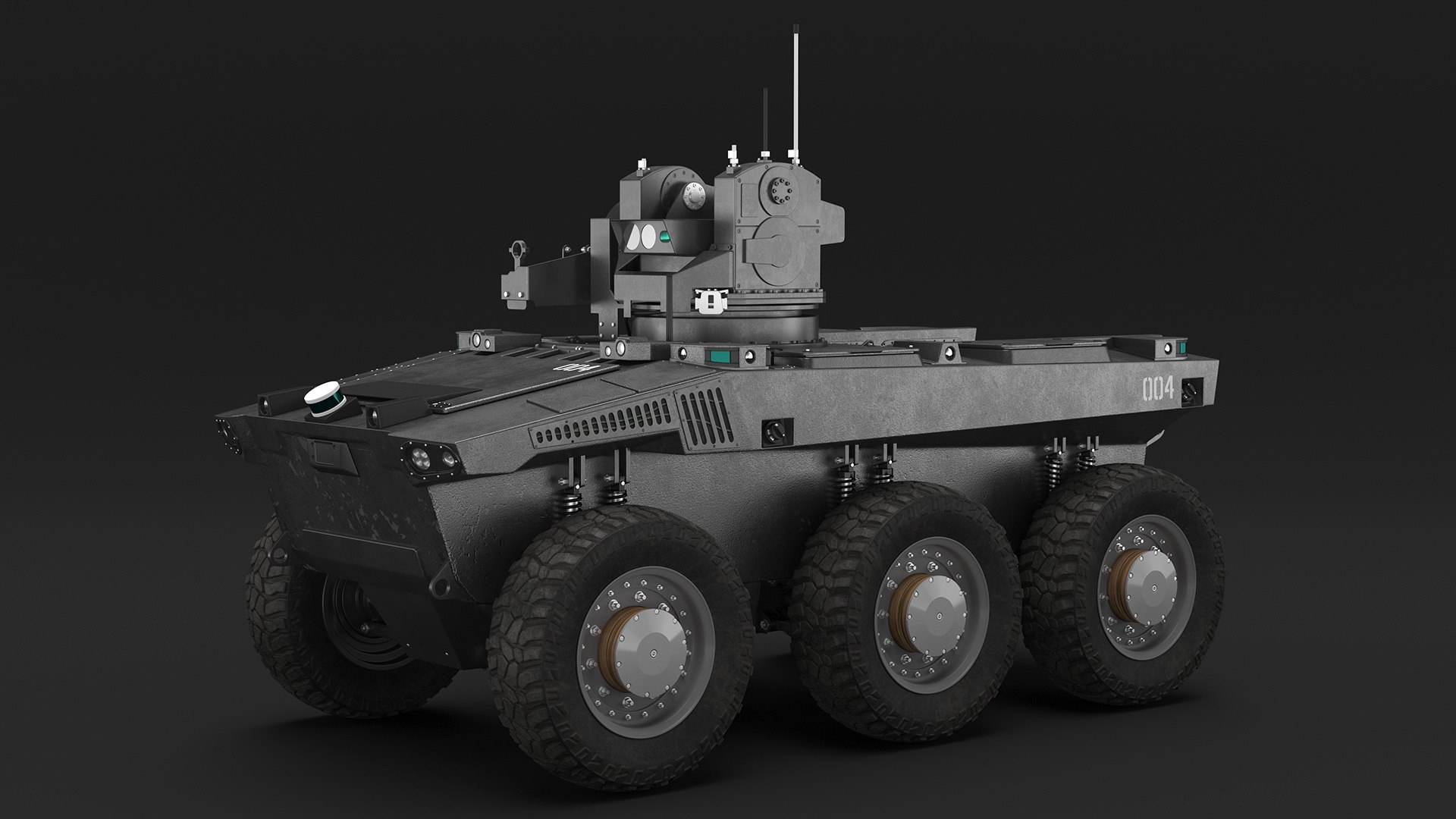 3D Armed Scout Robot Rigged Model - TurboSquid 2092992