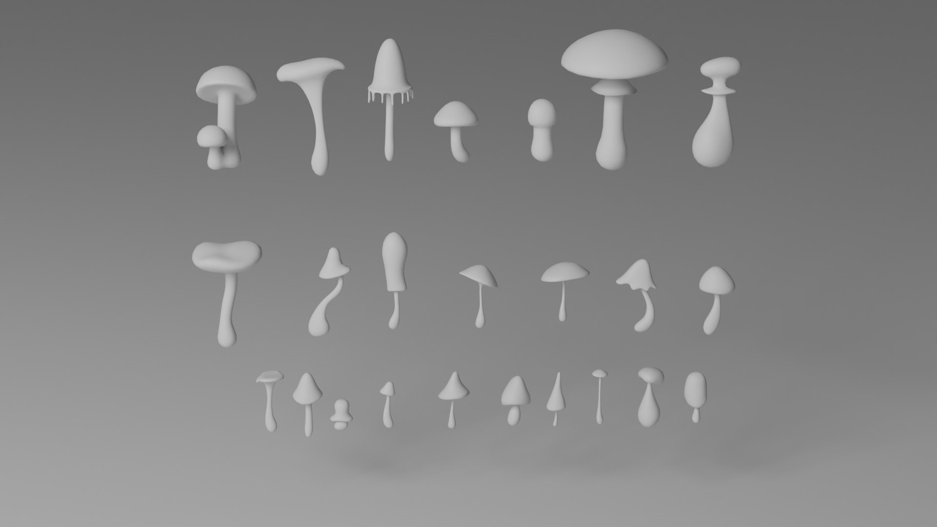 Mushroom Assets Model - TurboSquid 2467266