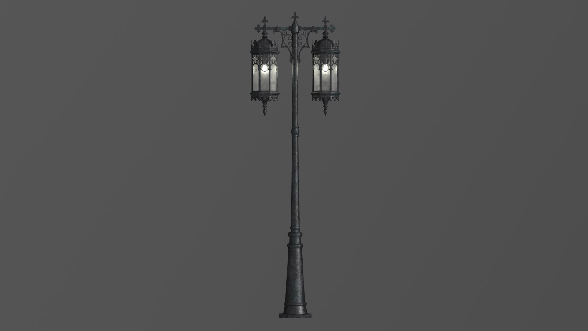 3D Lamp Post - TurboSquid 1522272