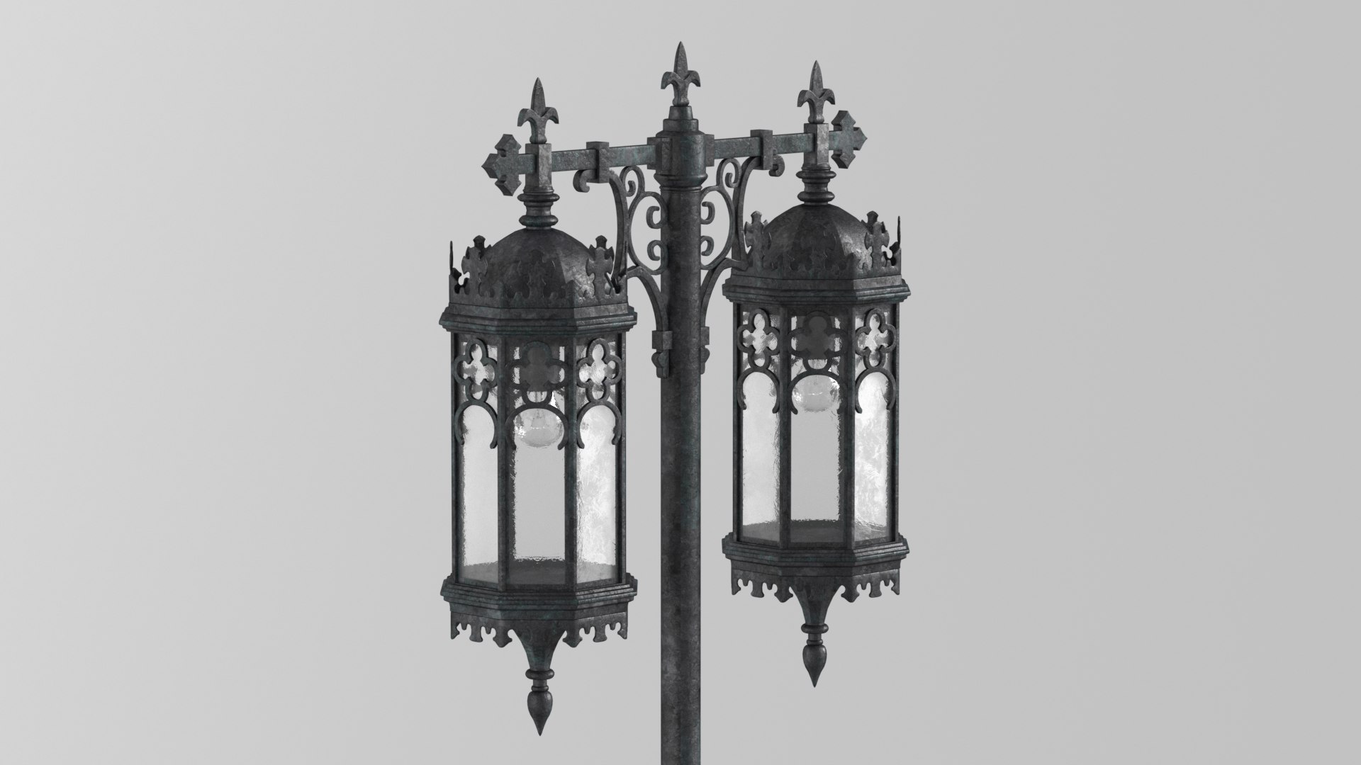 3D Lamp Post - TurboSquid 1522272