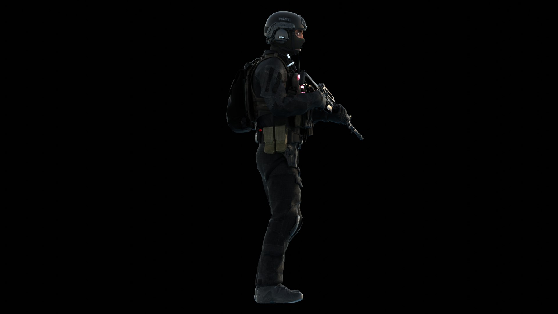 3D SWAT officer - TurboSquid 2096660