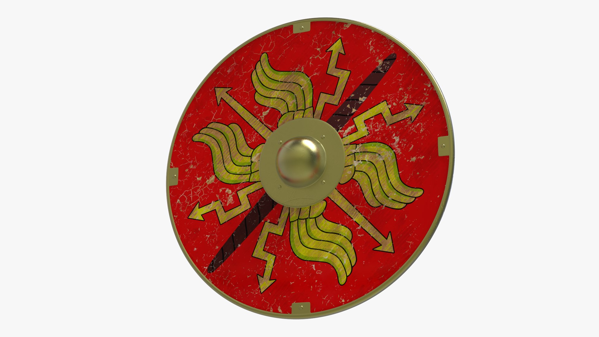 3D Roman Legionnaire Scutum Shield Model - TurboSquid 2120667