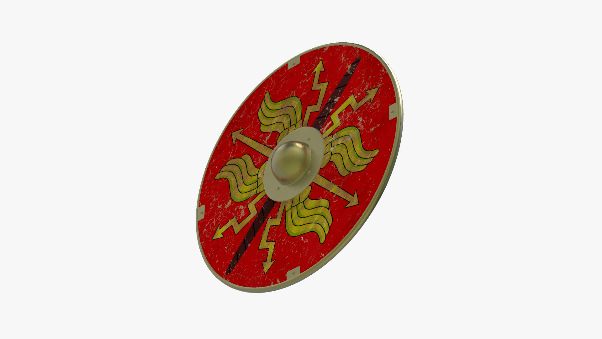 3D Roman Legionnaire Scutum Shield Model - TurboSquid 2120667
