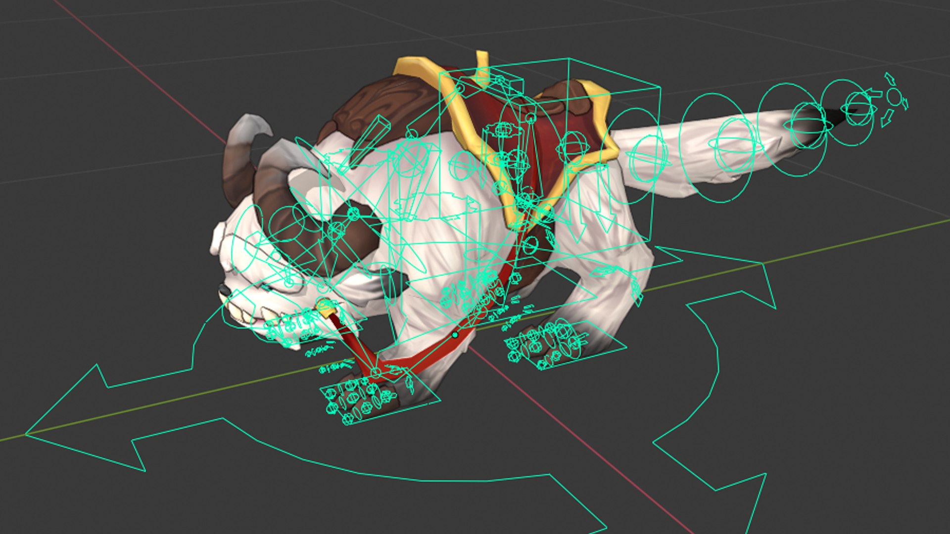 Demon Mount Running Animation 3D Model - TurboSquid 1654826