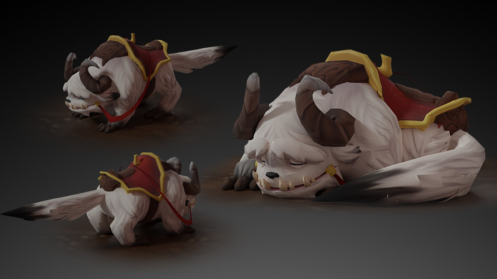 Demon Mount Running Animation 3D Model - TurboSquid 1654826